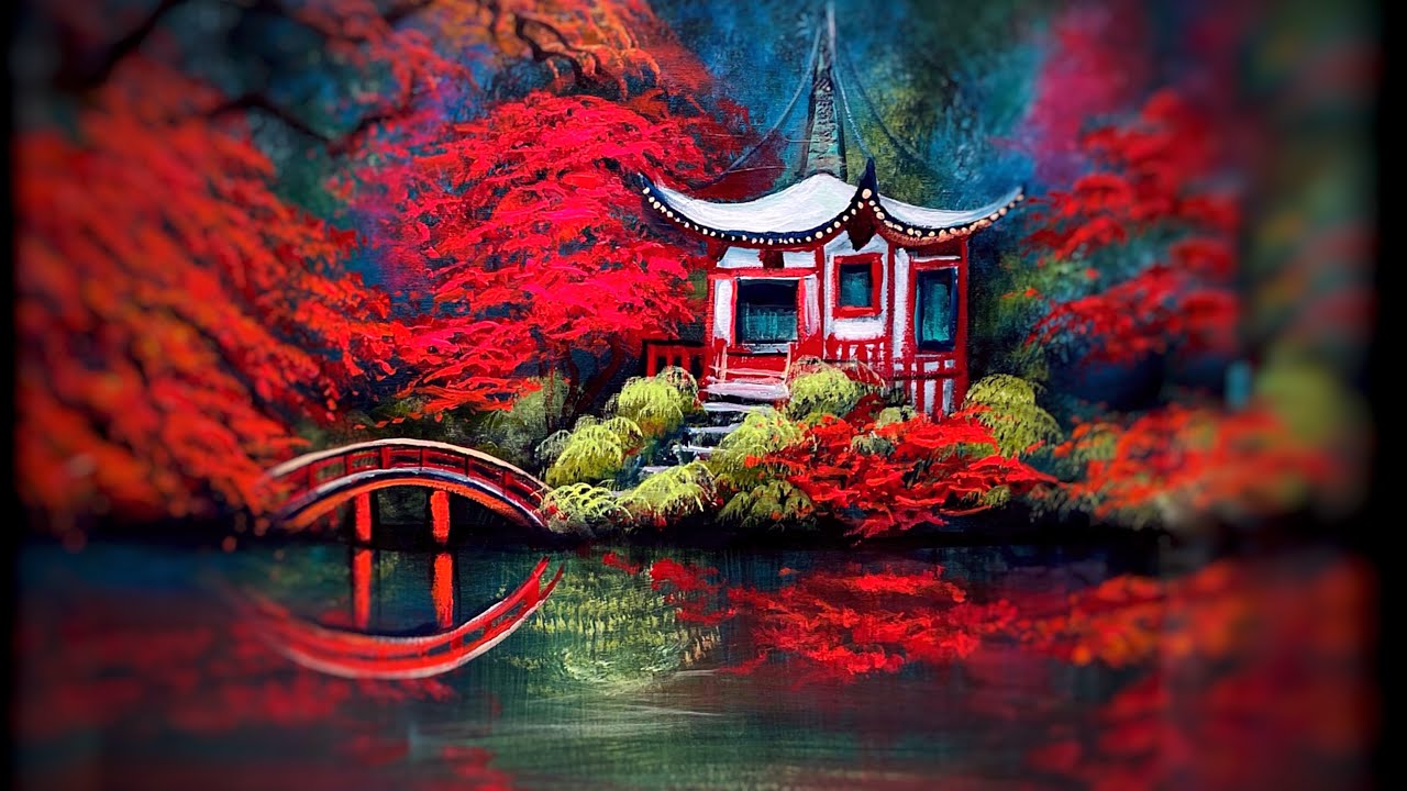Japanese Landscape Painting Trees Japanese Gardens: Get To Know