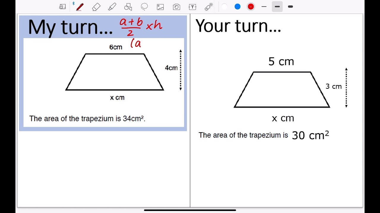 Area Of A Trapezium 4 Missing Side YouTube area-of-a-trapezium-4-missing-side-youtube