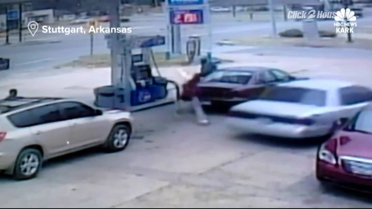 Cigarette gas pump explosion - YouTube