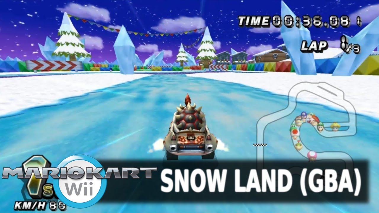 Retro Rewind - Snow Land (GBA) | Mario Kart Wii | Ep. 150 - YouTube