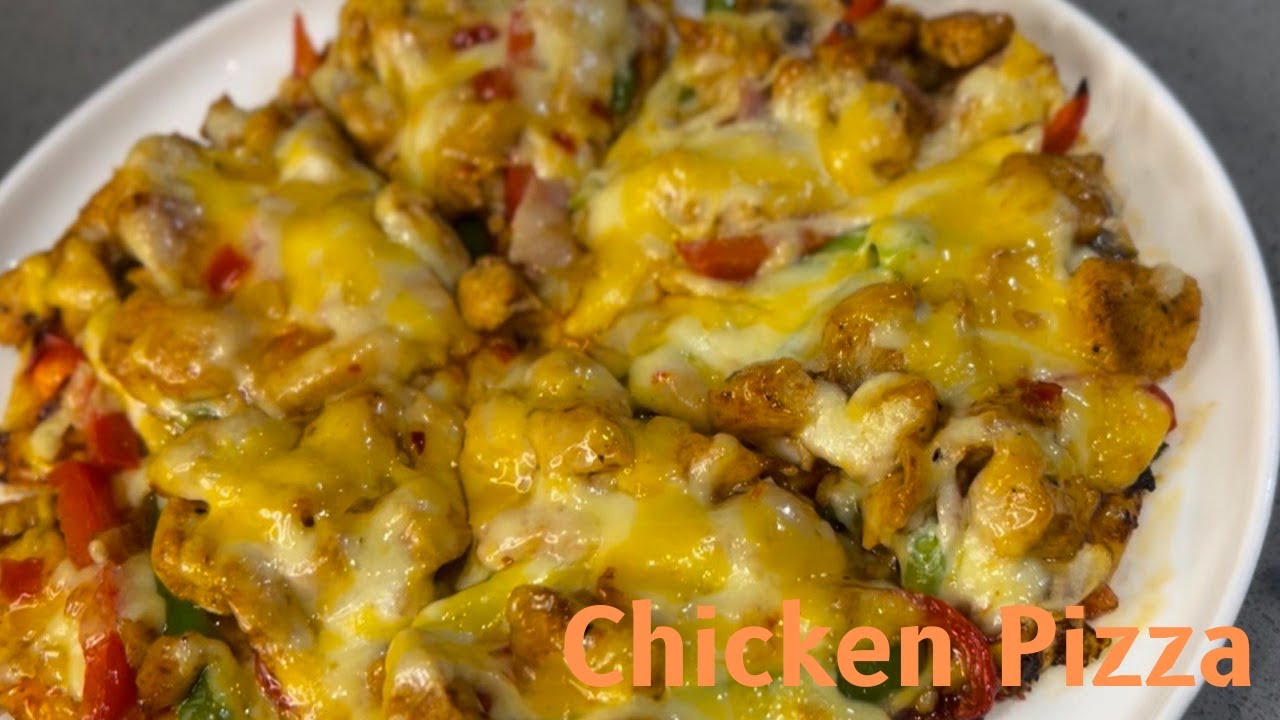 Chicken Pizza | Sweet Chilli Chicken Pizza | Ready-made Pizza Base ...