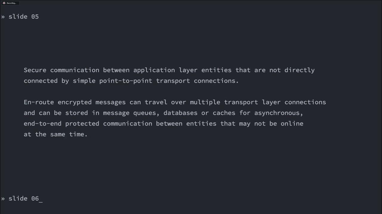 End-to-end Encrypted Messaging in Rust, with Ockam by Mrinal Wadhwa - YouTube