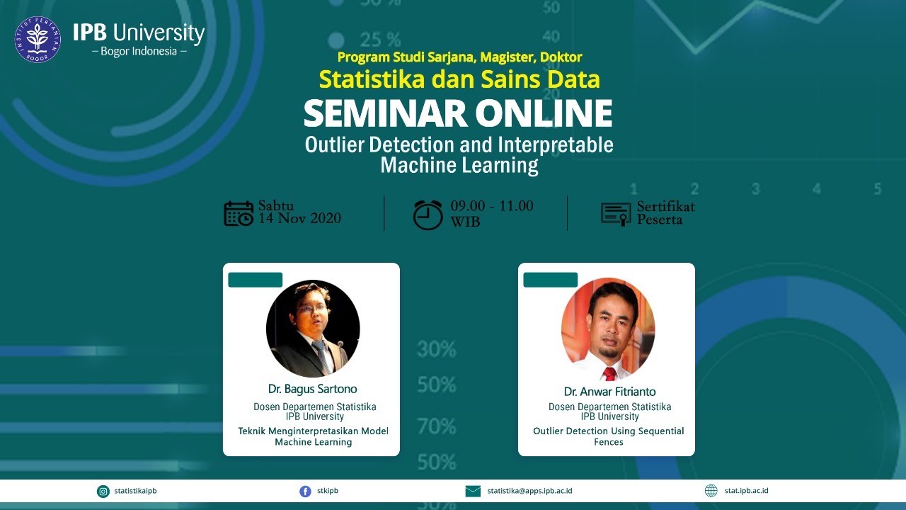 Seminar Online Statistika IPB: Outlier Detection and Interpretable ...