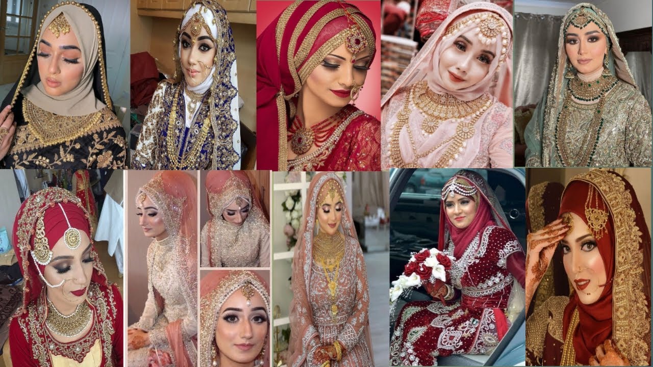 Beautiful Bridal Hijab Full Coverage ||#dress #hijab #bridalhijab # ...