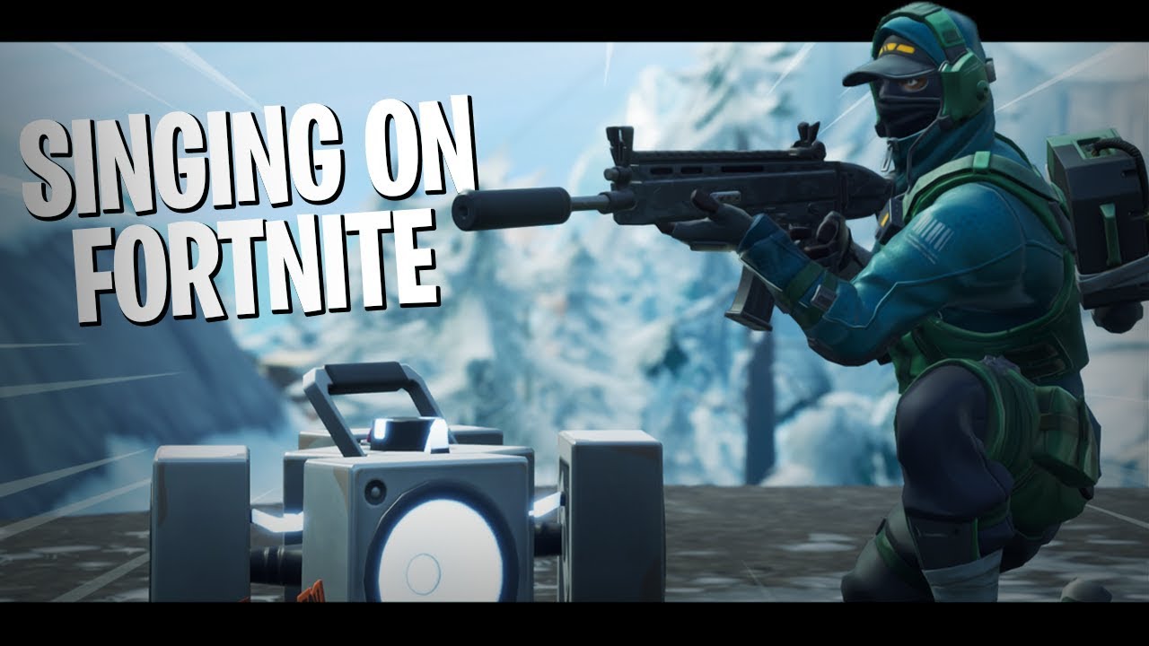 WAS THAT REAL!? - SINGING on Fortnite - YouTube