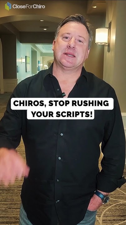 Stop speed-running your scripts. 🛑 - YouTube