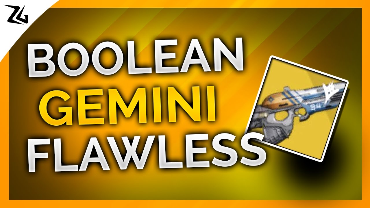 Destiny: "BOOLEAN GEMINI" Flawless 9-0 Run | Trials of Osiris First ...