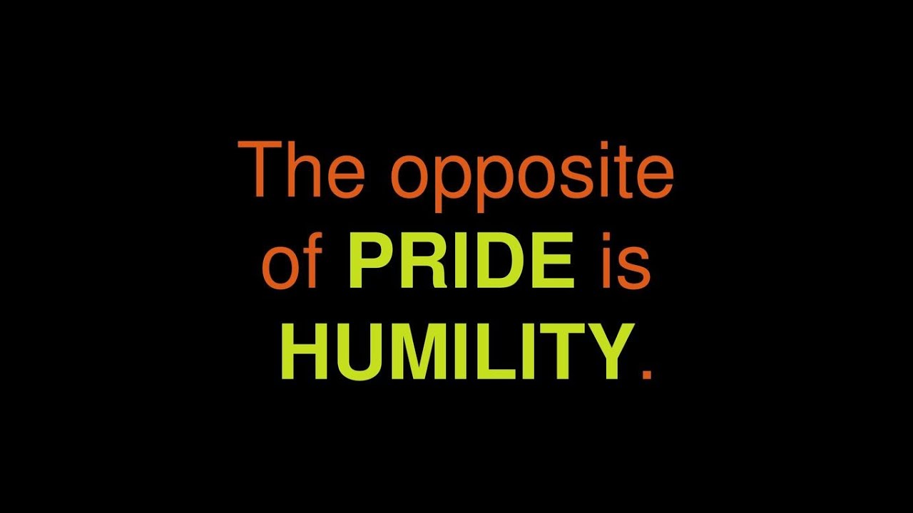 Choose Humility Not Pride For Gods Success - YouTube