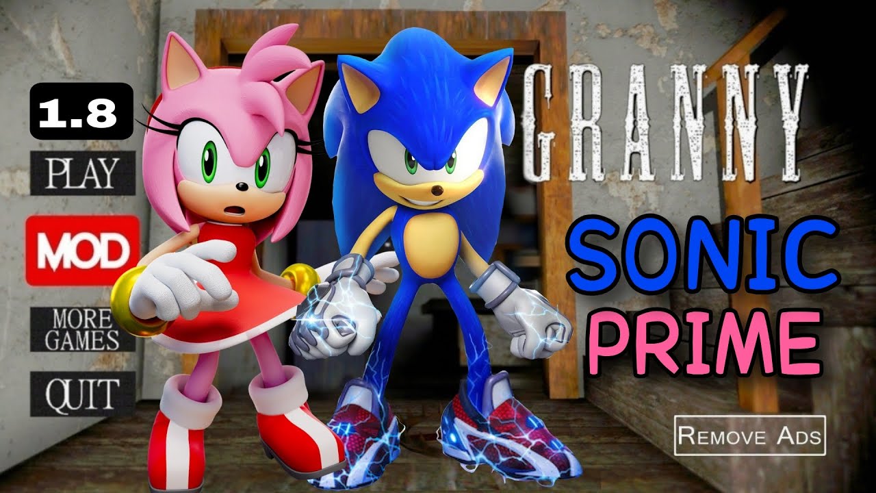 Granny 1.8 in Sonic Prime Outfits Full Gameplay! - YouTube