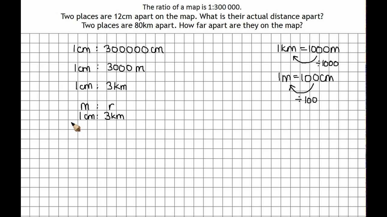 Using Map Scales And Ratios 2 YouTube