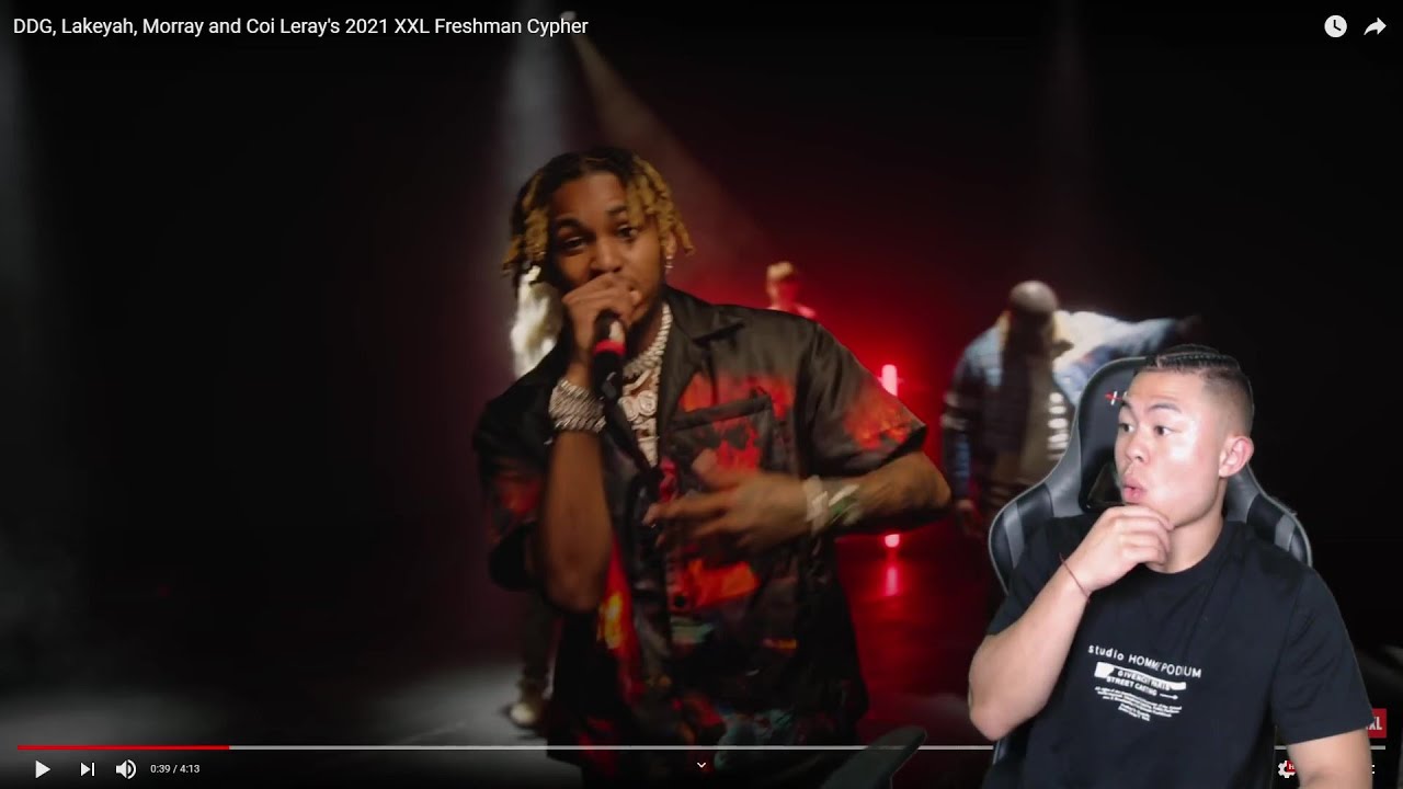 DDG Went Crazy! Reacting To XXL 2021 Freshman Cypher! - YouTube