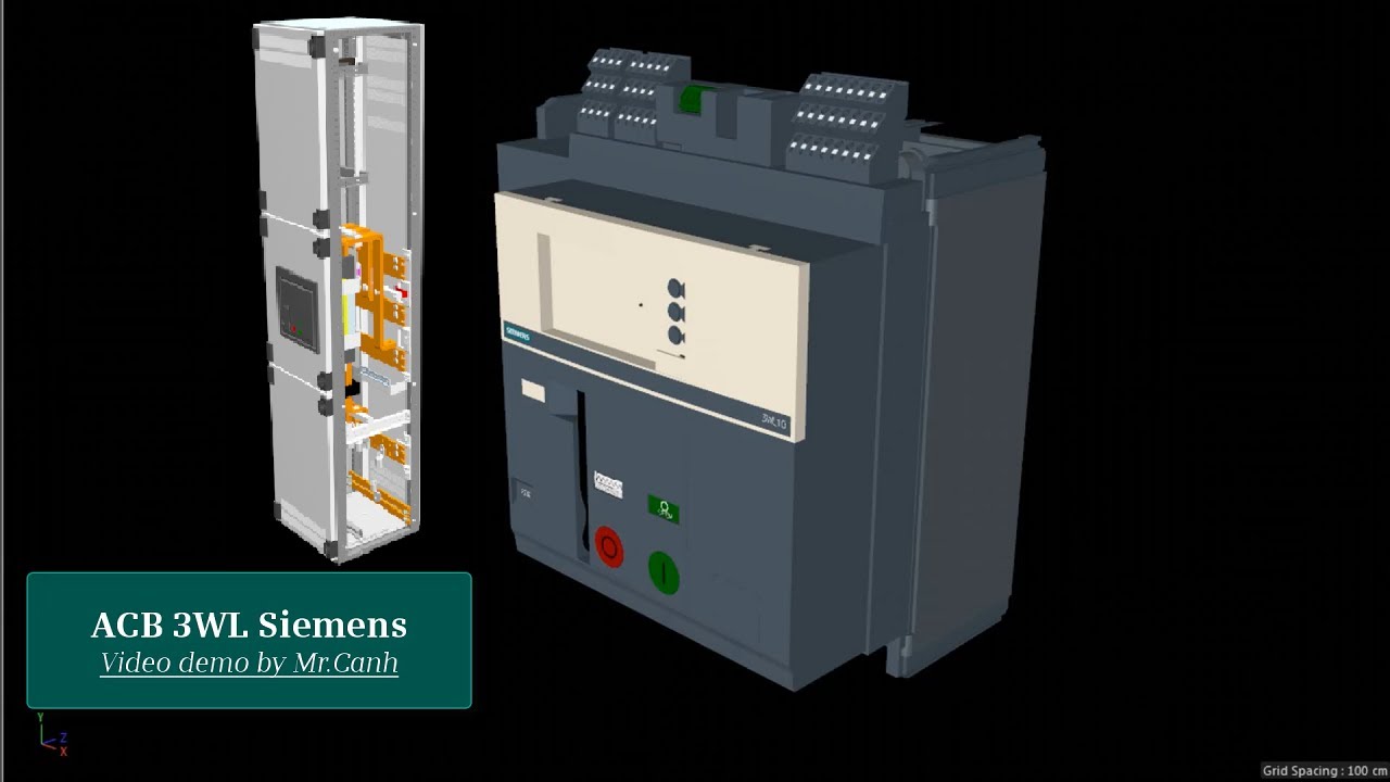 ACB 3WL kết nối tủ điện ALPHA 3200 Siemens || Video DEMO - YouTube