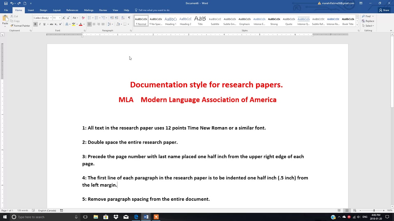 Mla Style Documentation In Urdu Hindi Saima Academy Youtube