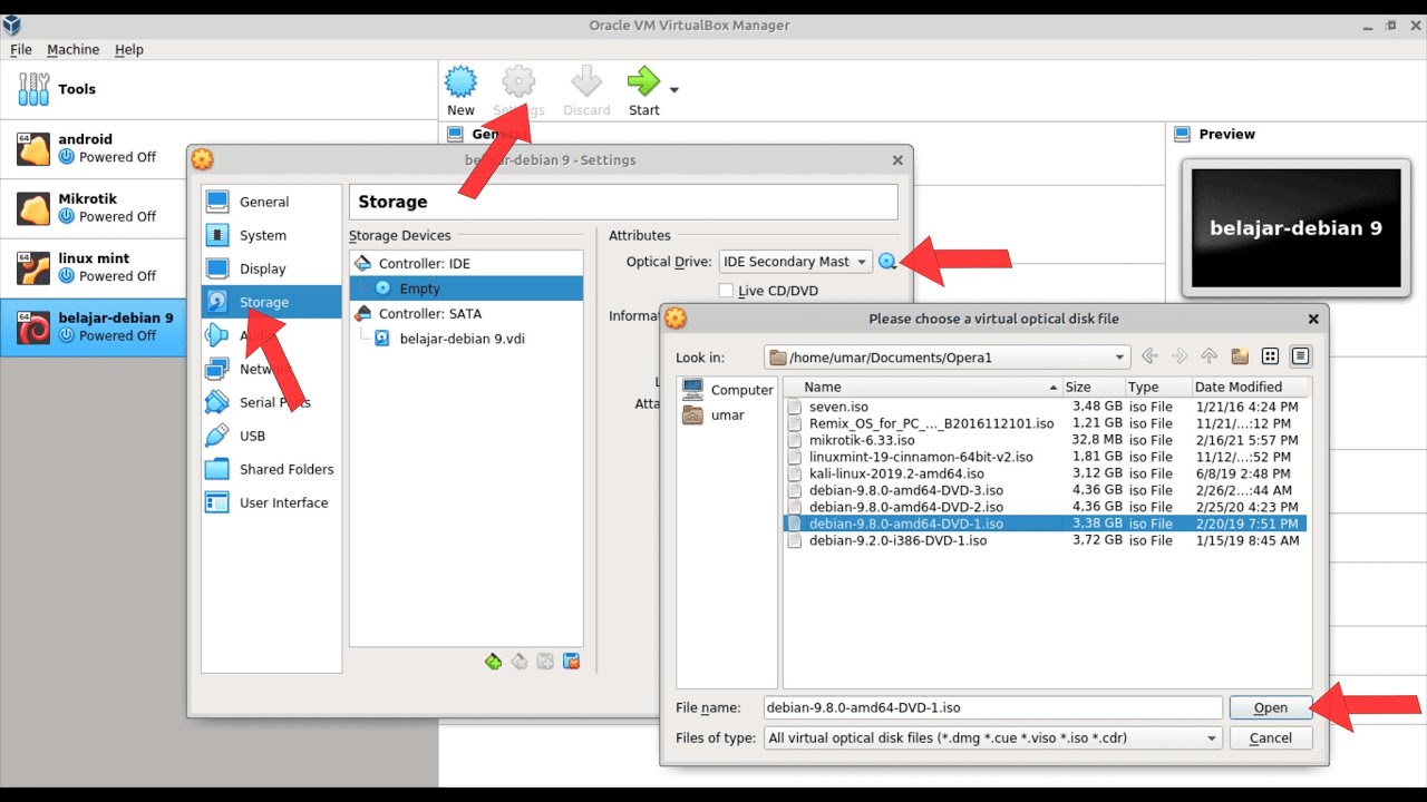 Cara Instalasi Linux Debian Berbasis GUI (Graphical User Inface) - YouTube