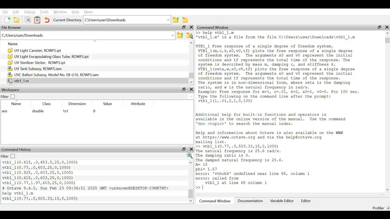 Simulasi Software GNU Octave - YouTube