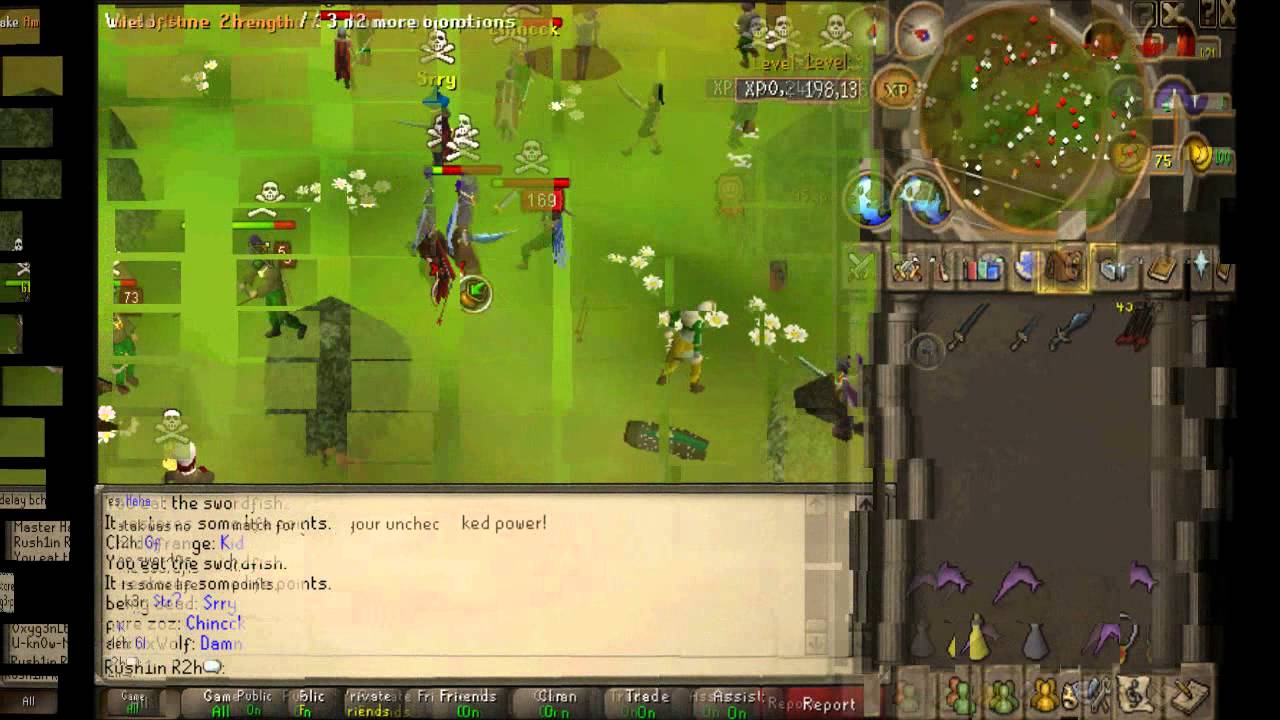 Runescape - Rush1in R2h str pure pking f2p 2011 Vid 2 - YouTube