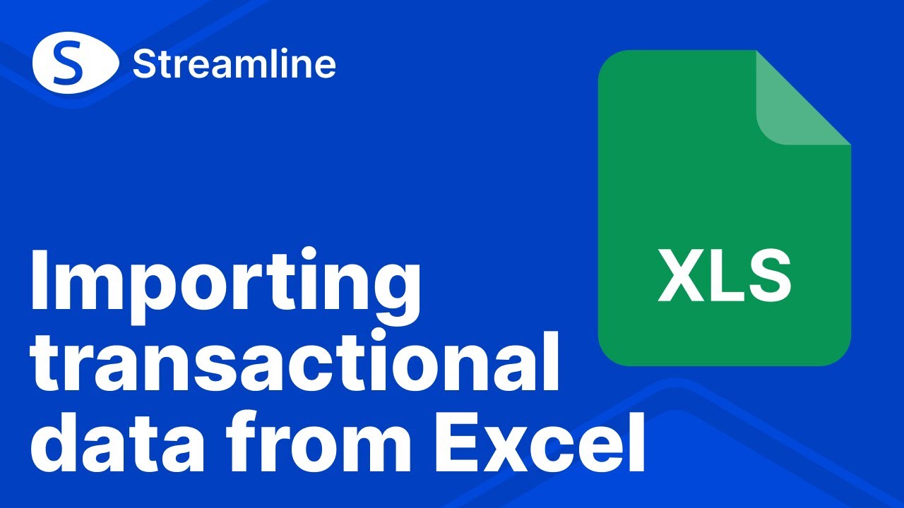 Importing Transactional Data From Excel YouTube Importing Transactional Data From Excel YouTube