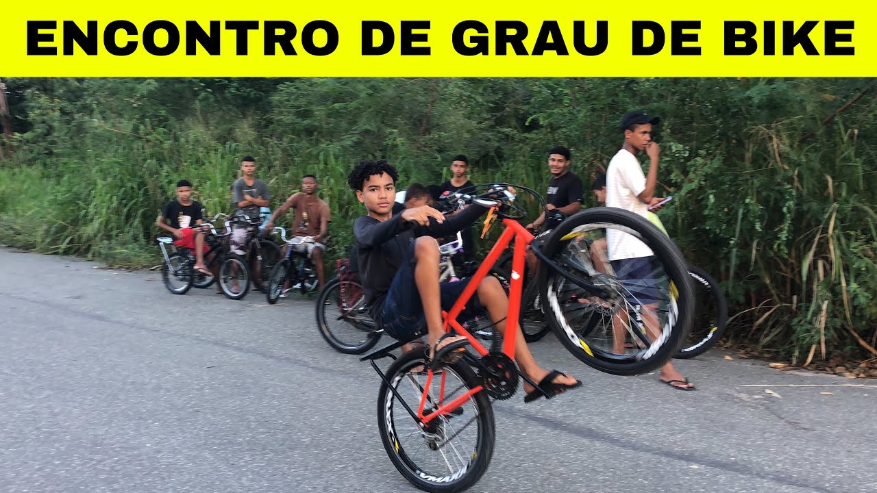 Voltei na rua do grau de bike - YouTube