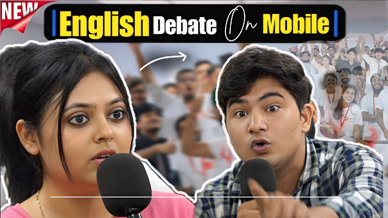 English speaking Debate on Mobile | English speaking class | Batch E ...