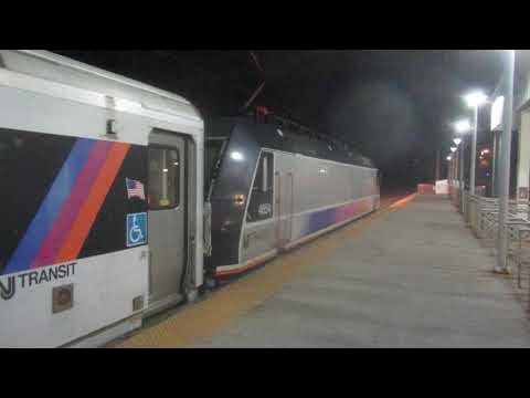 NJ Transit Train #3882 Departing Hamilton - YouTube
