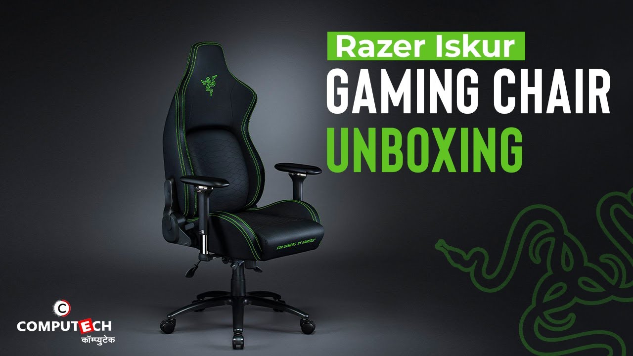 Unboxing the new Razer Iskur gaming chair - YouTube