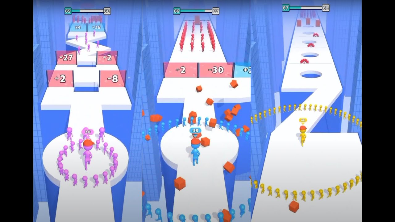 Circles Run Walkthrough Gameplay Update Mobile Game - YouTube