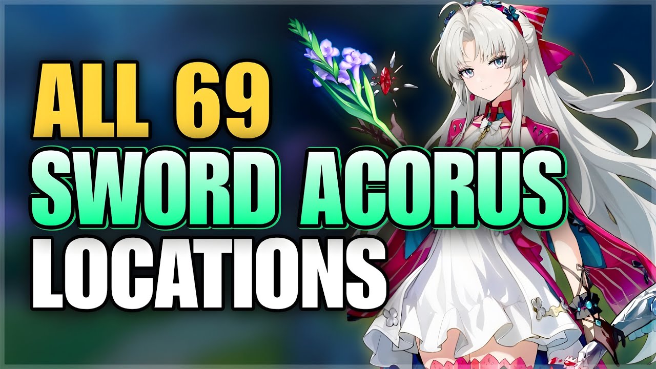 All 69 Sword Acorus Locations - Zani Level-Up Materials | Wuthering ...
