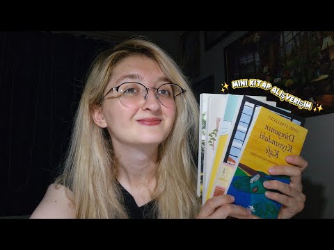 Türkçe ASMR | KİTAPLIĞIMA YENİ EKLENENLER🥳 mini kitap yorumu 📚 #türkçeasmr 