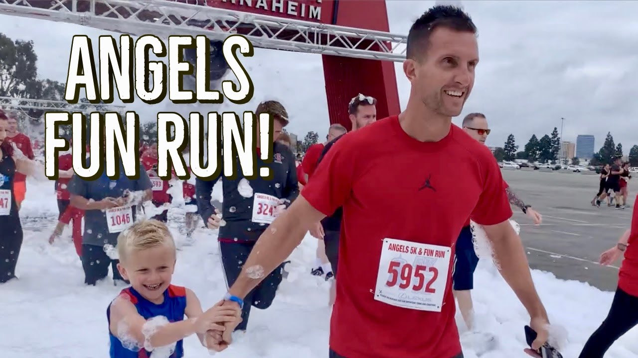 ANGELS BASEBALL 5K AND FUN RUN! - YouTube