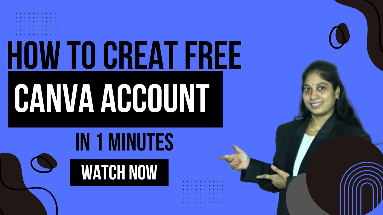 How to Create Canva Free Account - YouTube