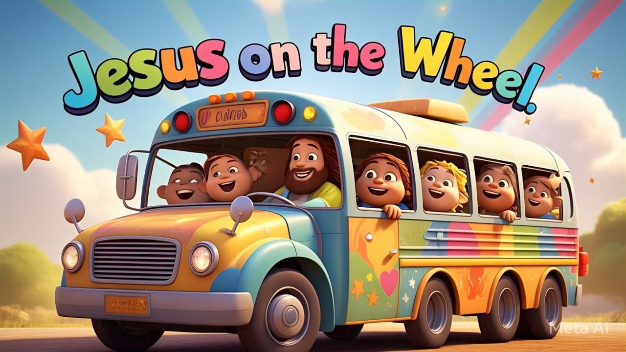 JoyRide with Jesus 🚍 | Christian Wheels on the Bus Song for Kids | Fun ...
