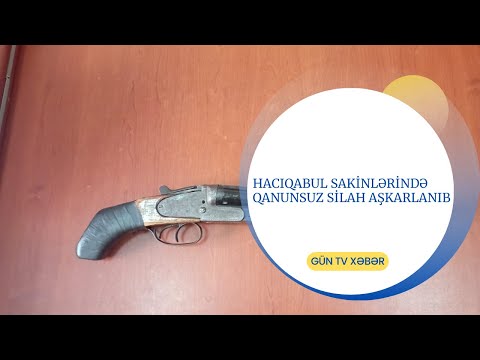 Hacıqabul sakinlərində qanunsuz silah aşkarlanıb