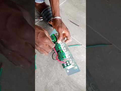 How to assemble triple socket with switch on a 8 module switch plate ...