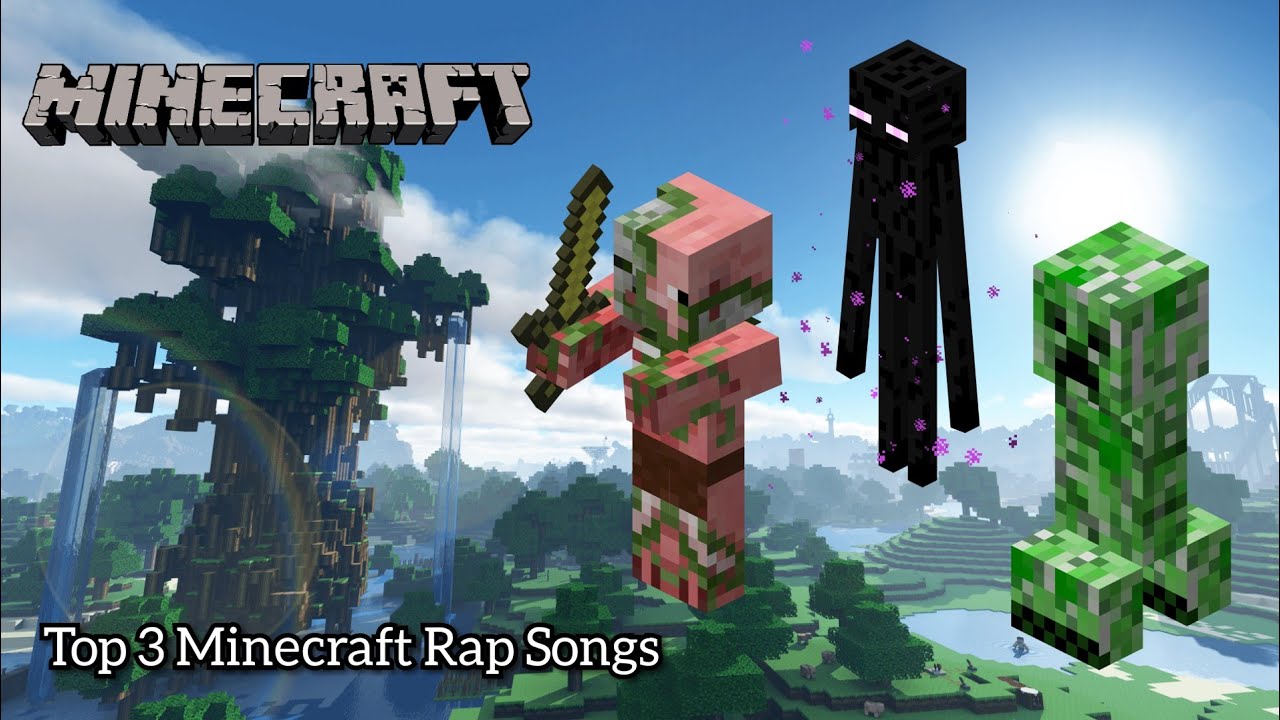 Top 3 Minecraft Rap Songs - YouTube