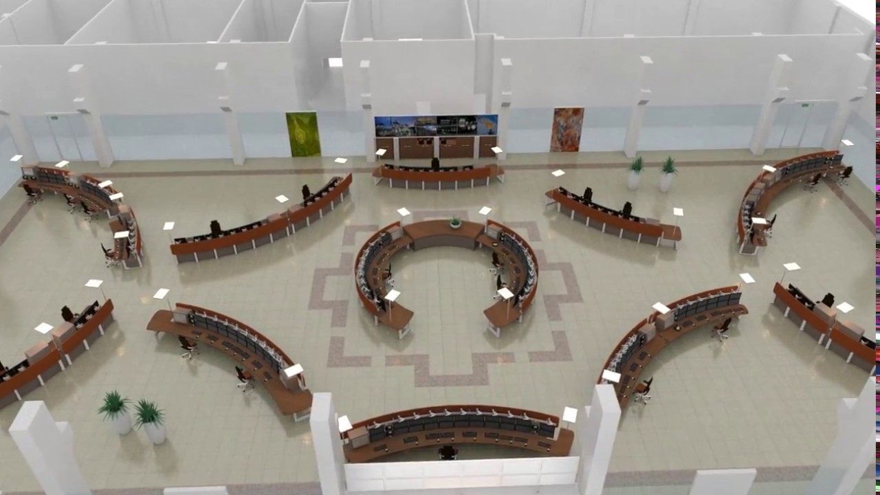 Brand Control Rooms animation control room interior - YouTube