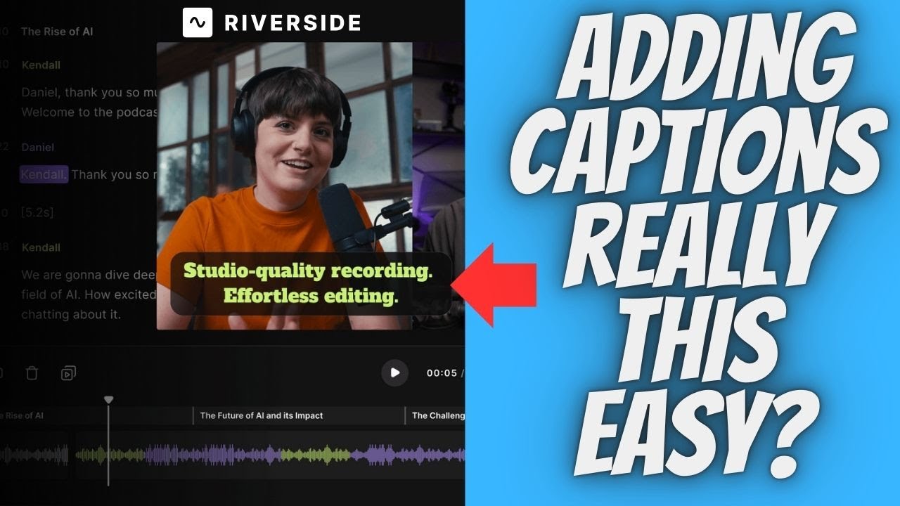 Master the Art: Captions Made Easy with Riverside - YouTube