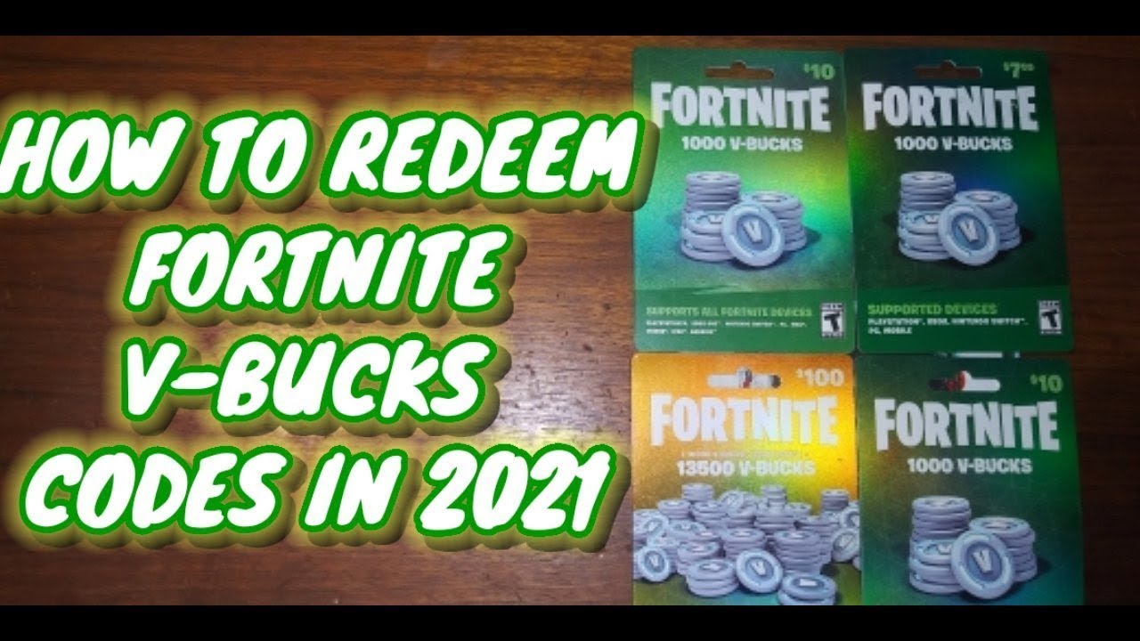 How To Redeem A V BUCKS CARD 2021 Any Platform - YouTube