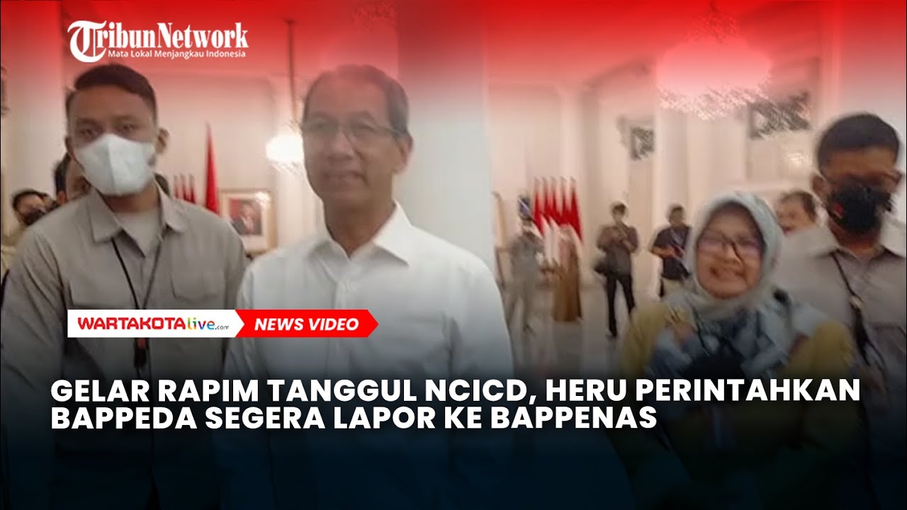 Gelar Rapim Tanggul Ncicd Heru Perintahkan Bappeda Segera Lapor Ke