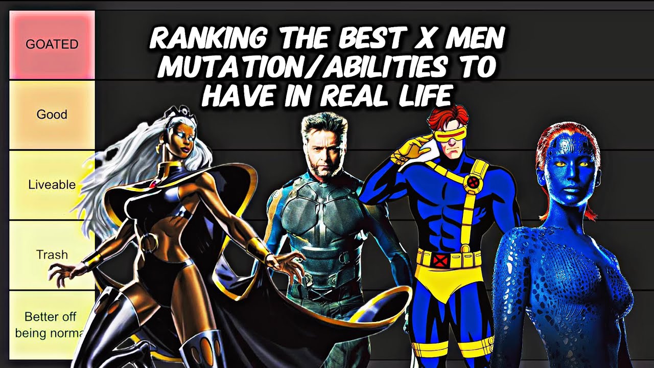Which X Men Mutation/Abilities Is The Best To Have In Real Life (Tier ...