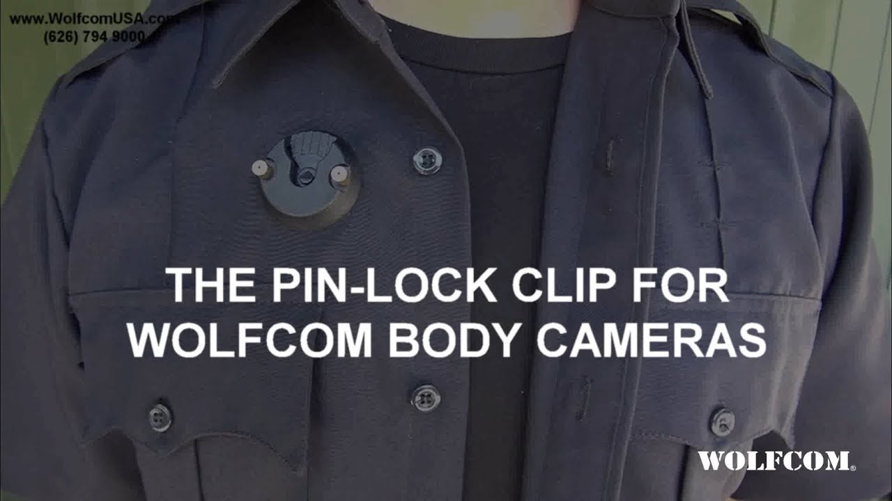 Pin-Lock Clip for WOLFCOM Body Cameras - YouTube