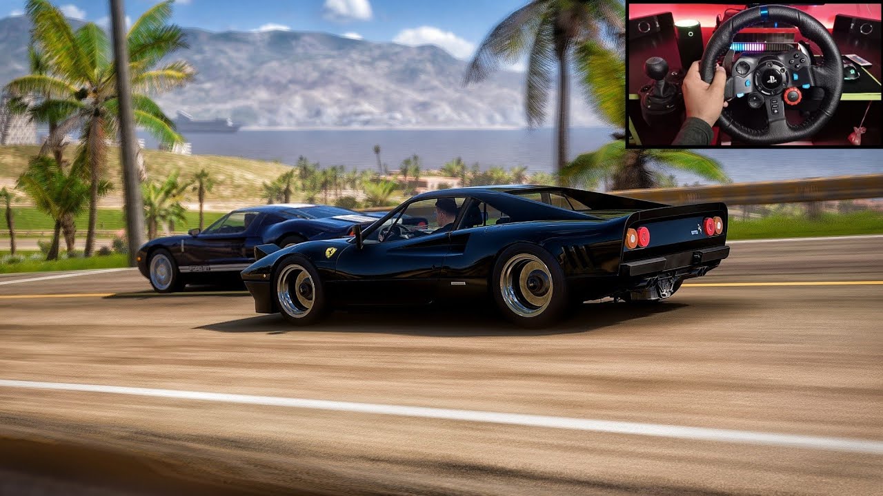 Ferrari GTO Forza Horizon 5 | Logitech G29 Steering Wheel | RACE - YouTube