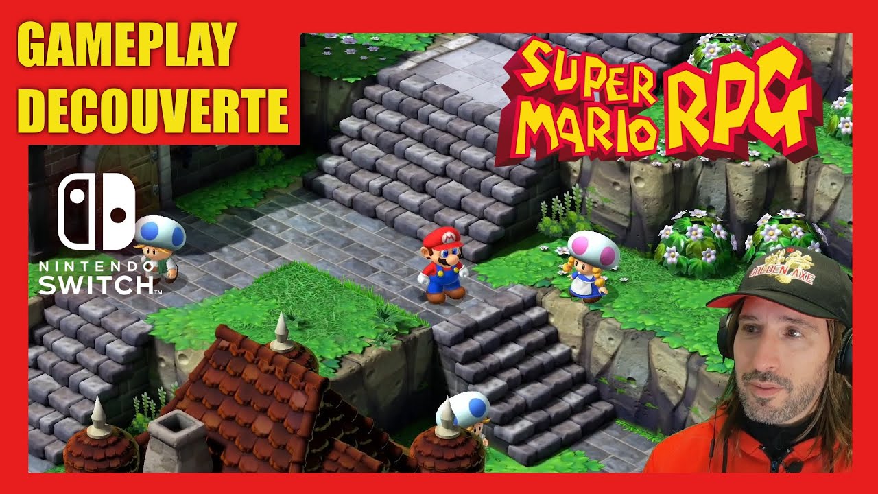SUPER MARIO RPG SWITCH - GAMEPLAY DECOUVERTE - YouTube