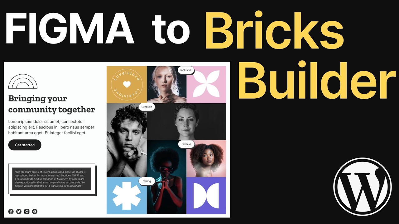 Let's Build This Figma Hero Design on Bricks Builder - WordPress - YouTube