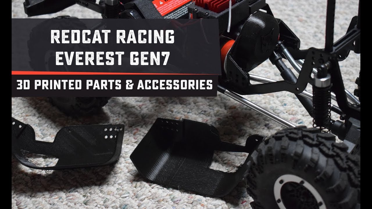 A Selection of 3D Printed Parts for the Redcat Racing Everest GEN7 ...