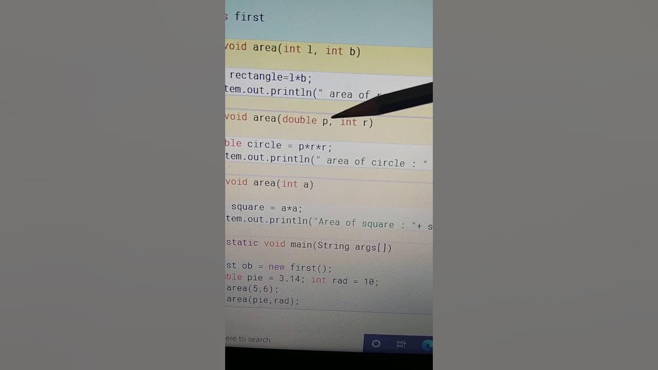 COMPUTER CLASS 10 - FUNCTION OVERLOADING - YouTube
