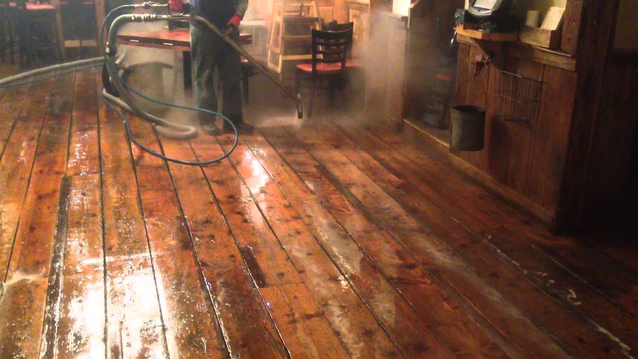 Restaurant Floor Pressure Washing - YouTube