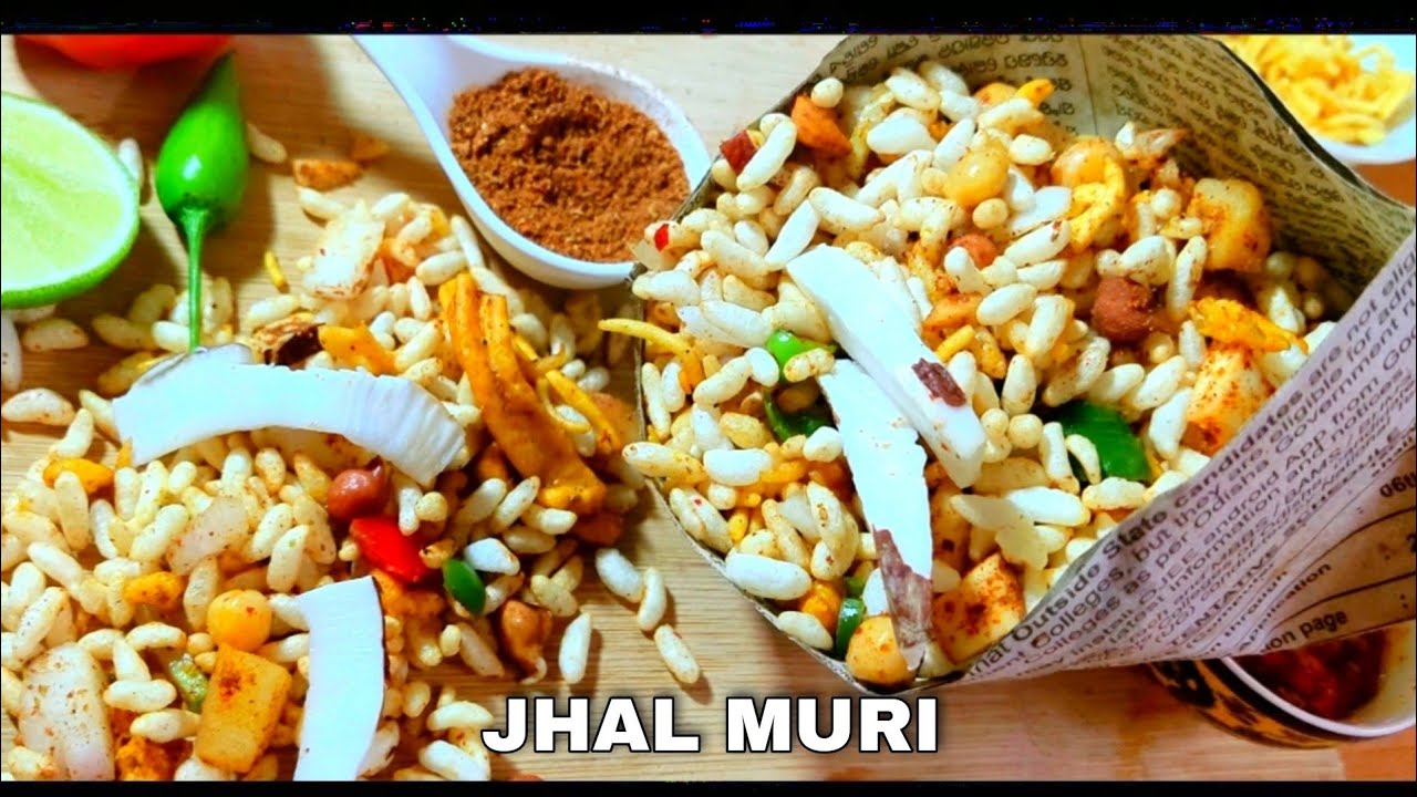 JHAL MURI RECIPE AT HOME|| KOLKATA STYLE JHAL MURI || STREET FOOD ...