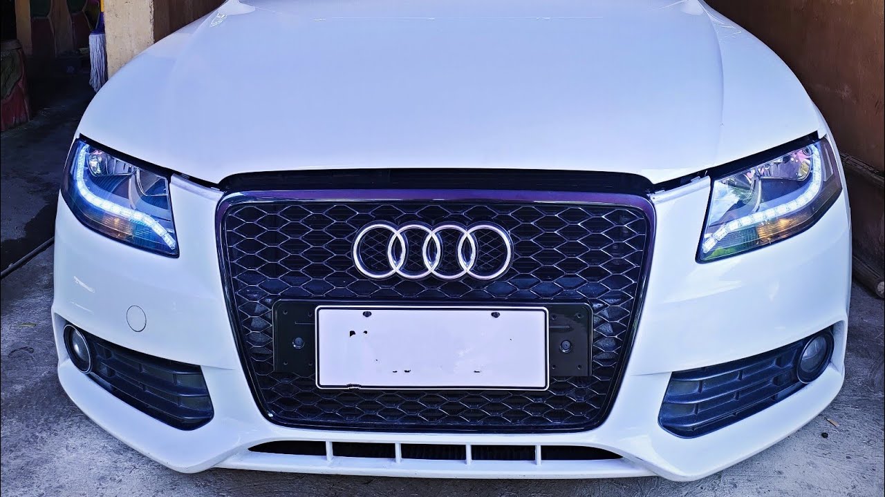 AUDI A4 DRL retrofit - YouTube