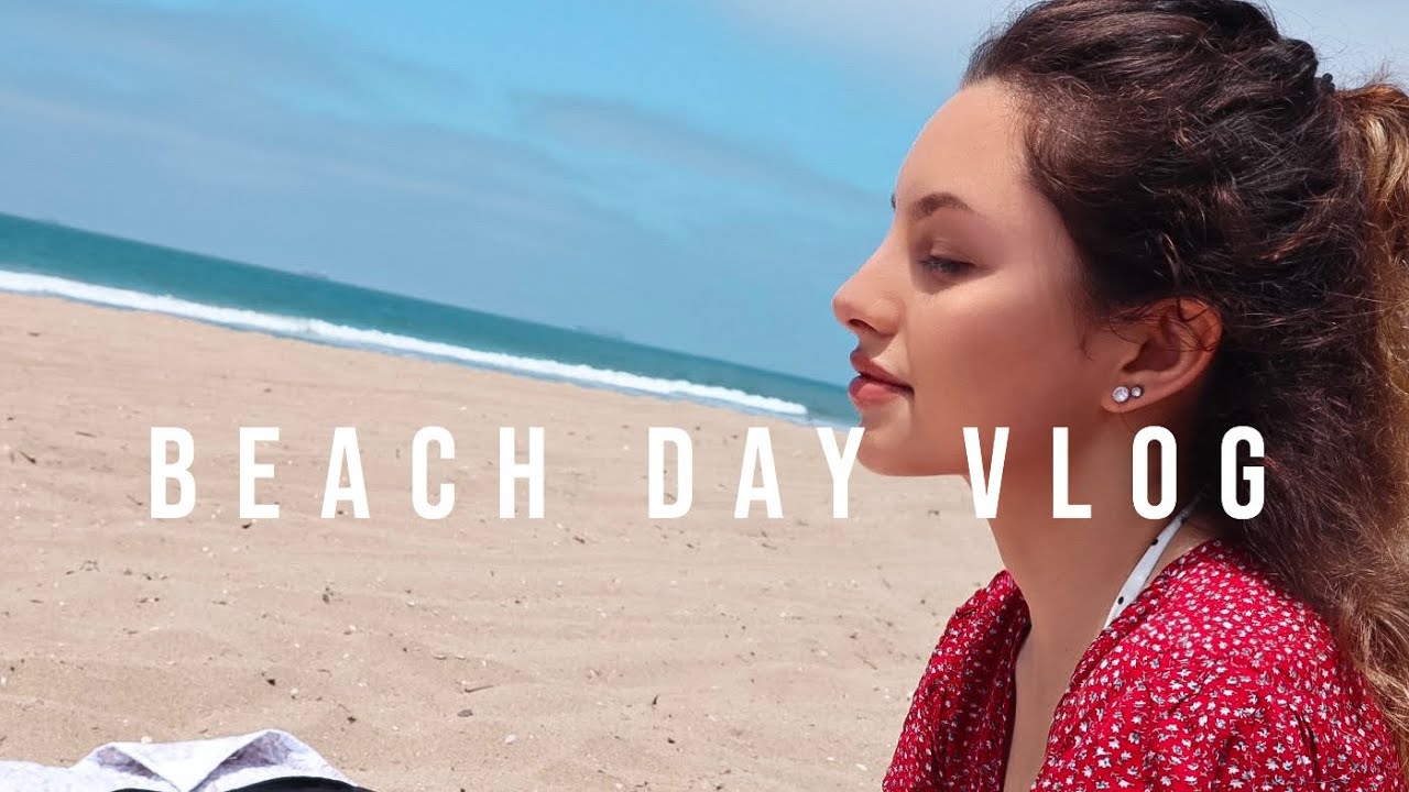 beach day vlog - YouTube