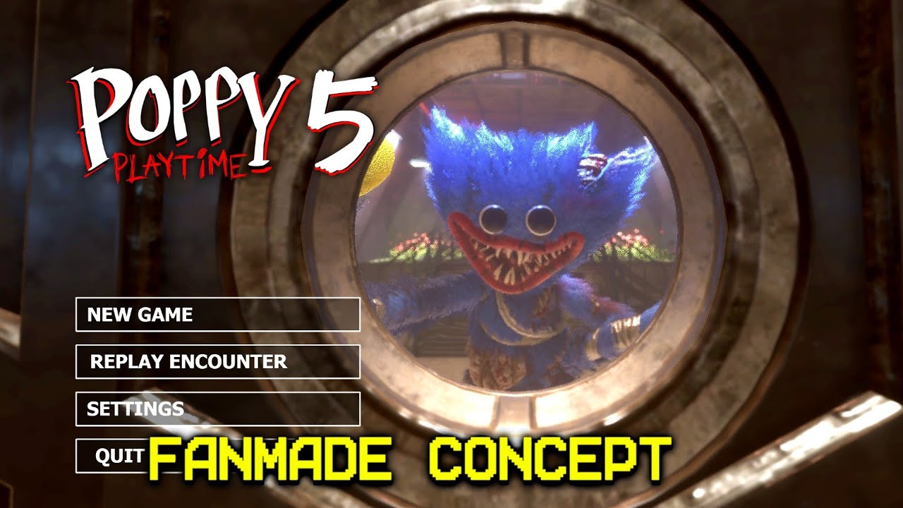 Poppy Playtime Chapter 5 Main Menu - Fanmade Concept - YouTube
